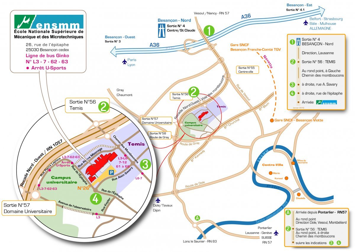 University campus | SUPMICROTECH-ENSMM