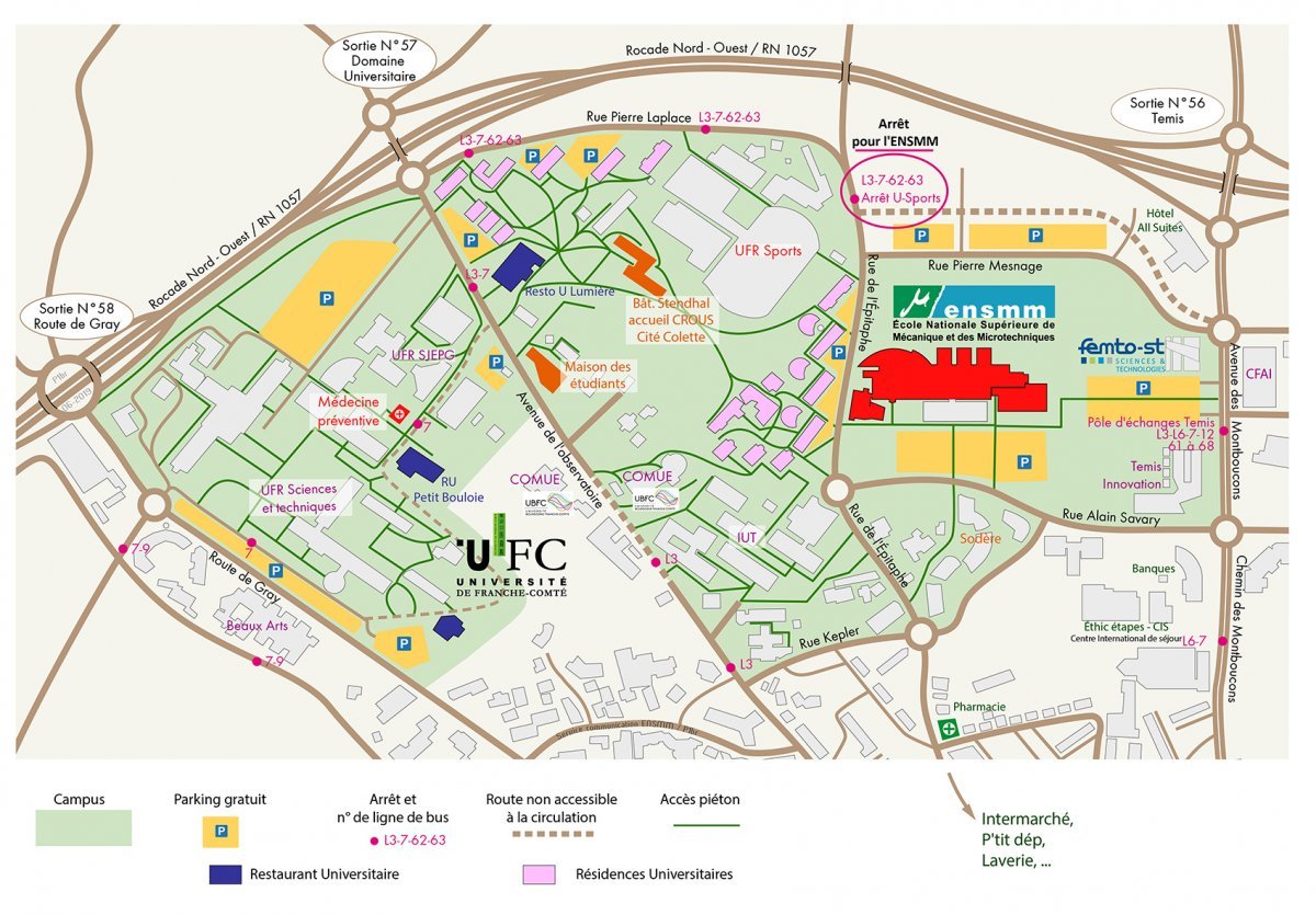 University campus | SUPMICROTECH-ENSMM